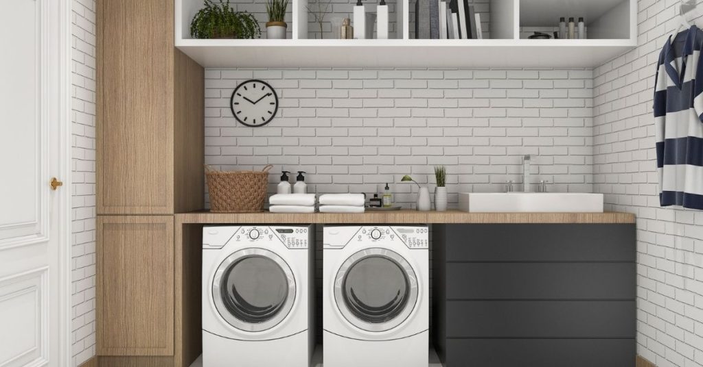 12 Modern Laundry Room Shelves: Smart Storage Solutions For Small Spaces