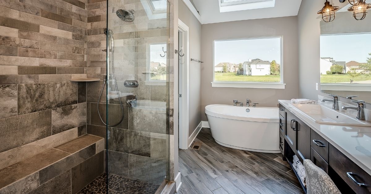 23 Walk In Shower Ideas That Feel Open & Luxurious