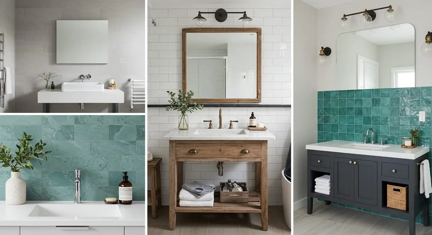 8 Stunning Bathroom Backsplash Ideas Vanities Tile For A Luxe Look